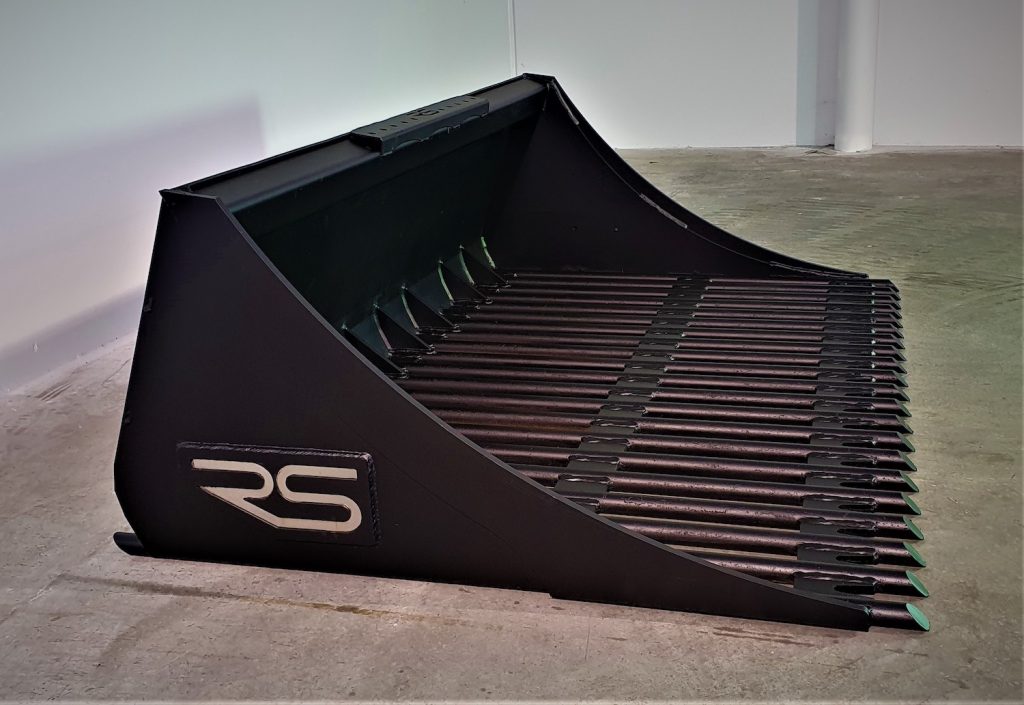 RAKE BUCKET – 1100mm – RS Attachments
